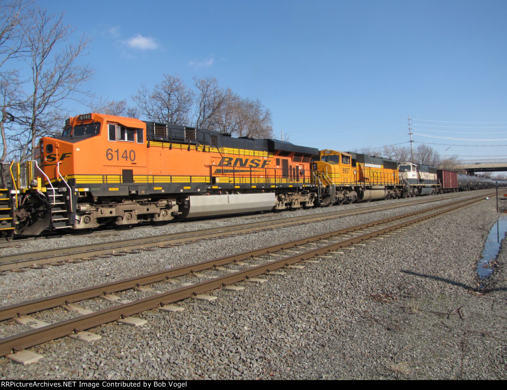BNSF 6140, 8957, and ?587
